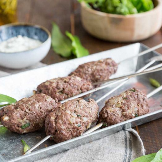 Brochette de kefta à l'ail des ours - Recette pour le barbecue